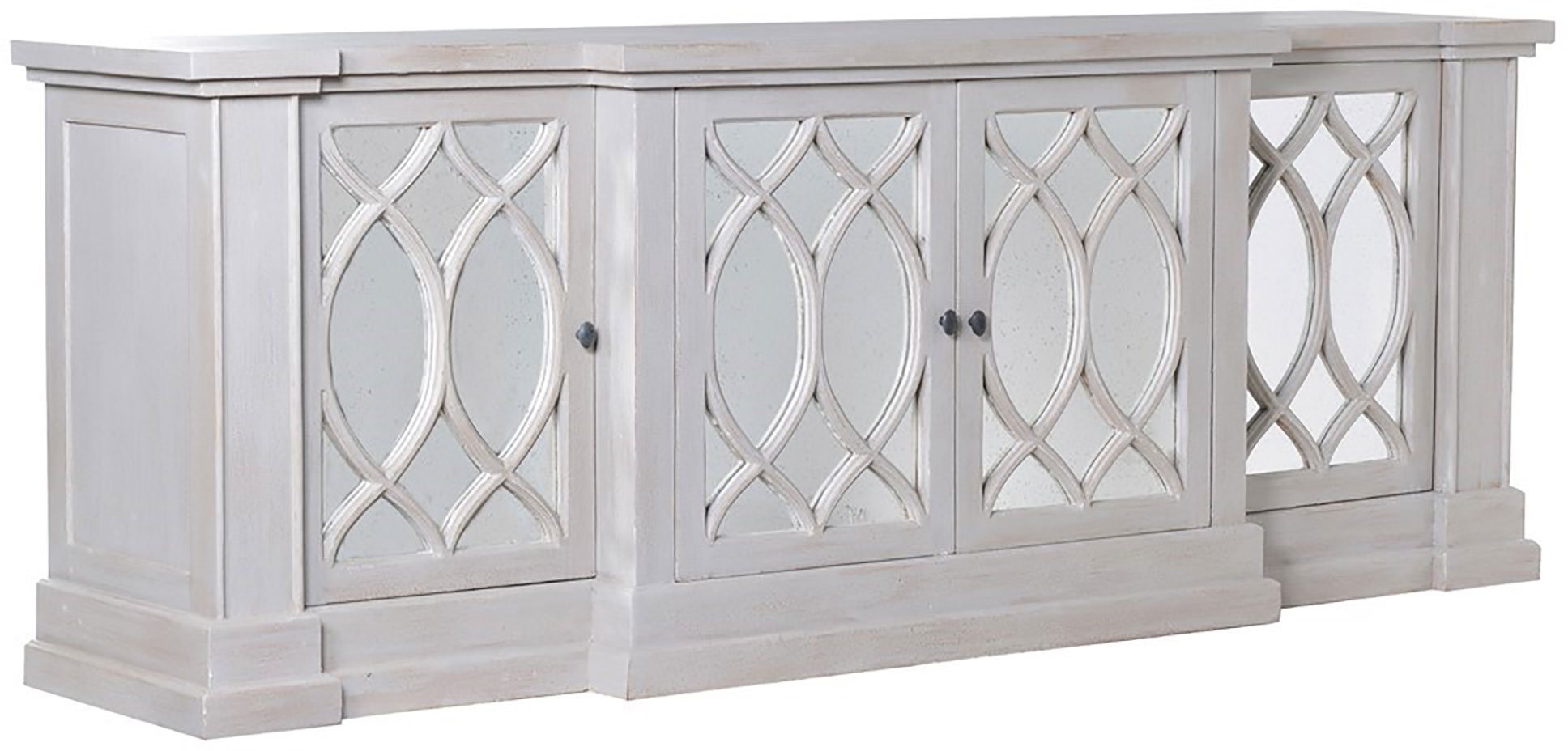 Portofino Grey Wash Mirrored Sideboard - Dansk