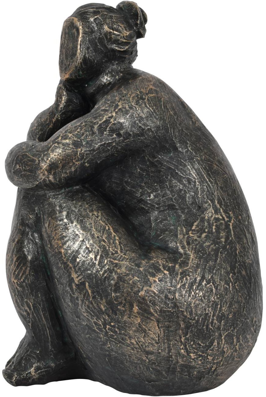 Athena Contemplating Feminine Form Resin Sculpture - Dansk