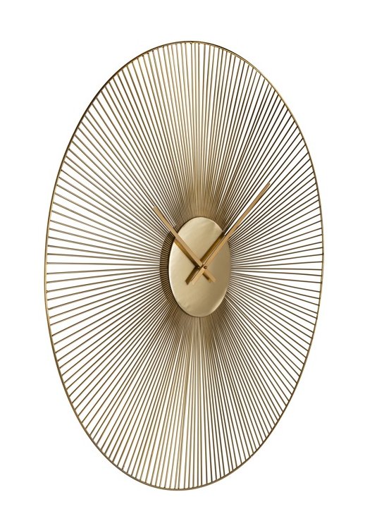 Gold Spoke Wall Clock 90cm - Dansk