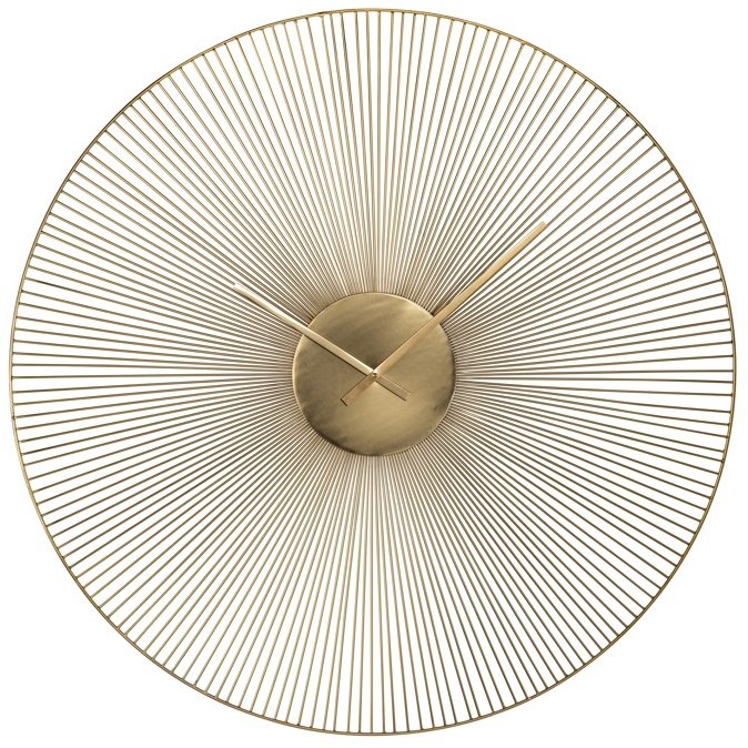 Gold Spoke Wall Clock 90cm - Dansk