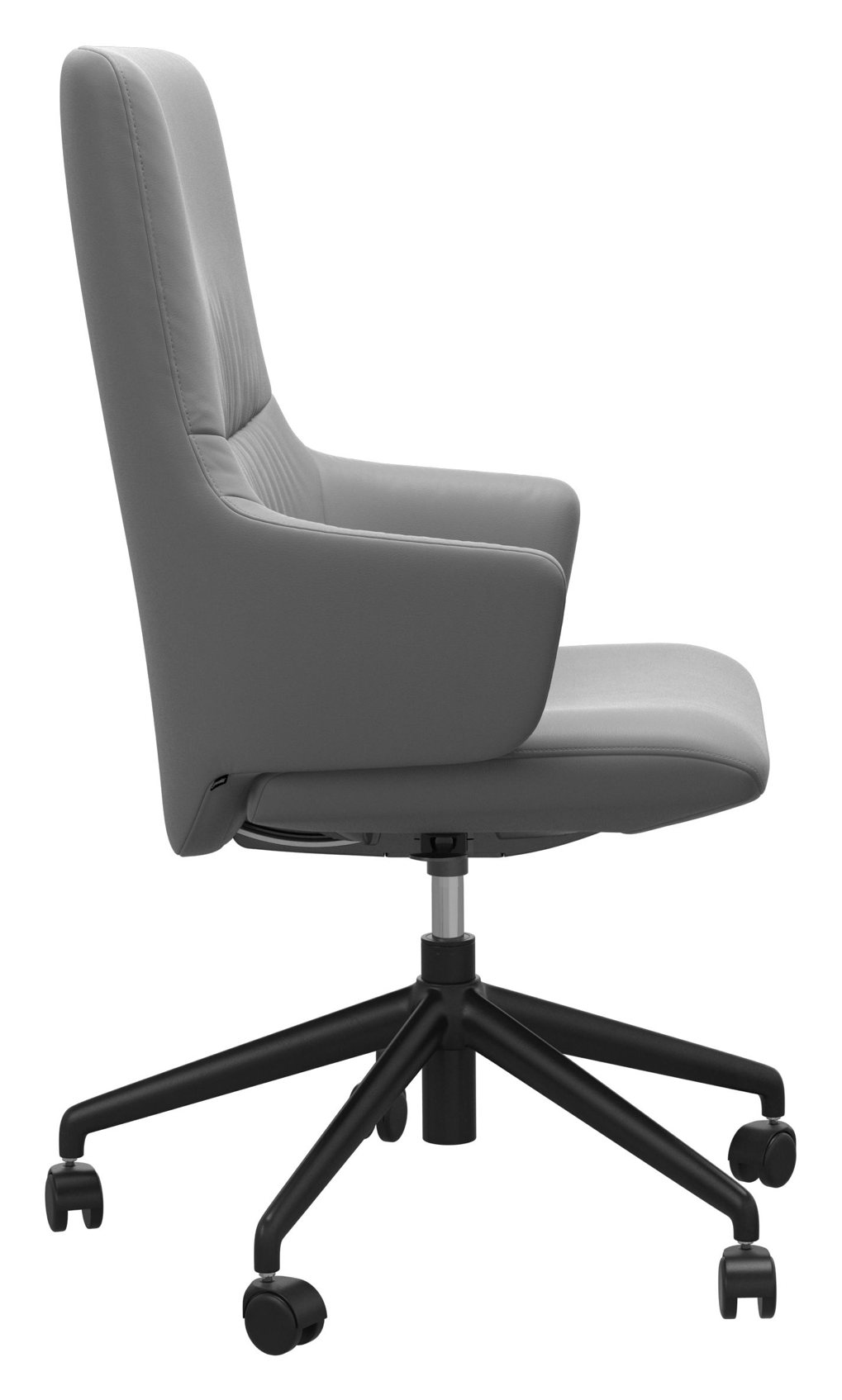 Stressless Mint High-Back Home Office Chair with Arms in Batick Wild ...