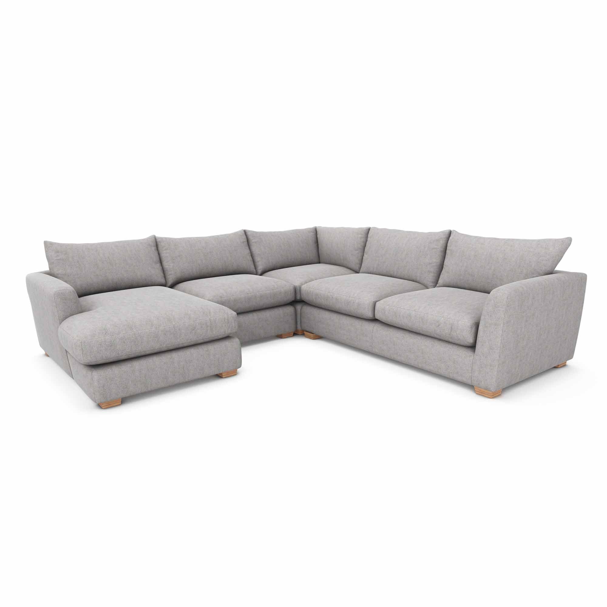 Loft Combi with Chaise-End – Deep Slouchy Sofa Comfort - Dansk