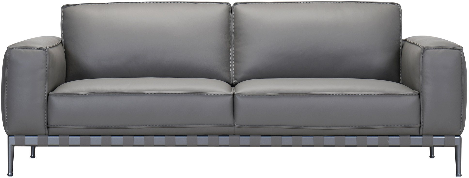 Sevilla – Contemporary Sofa with Leather & Metal Detail - Dansk