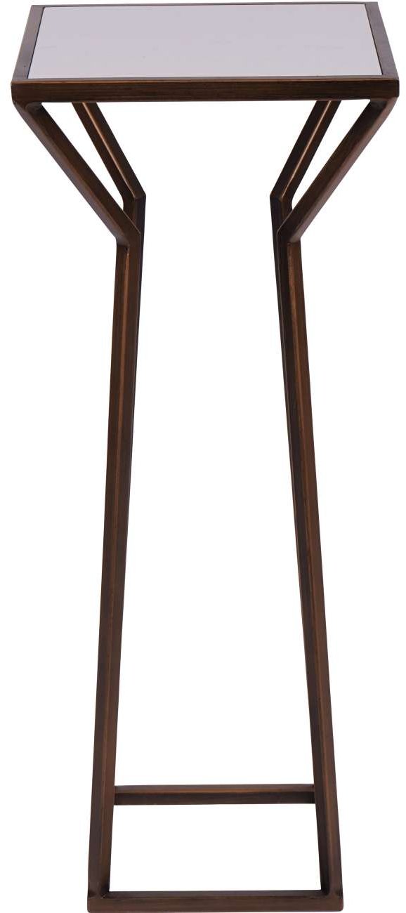 Hera Copper Frame & Ceramic Top Side Table - Dansk