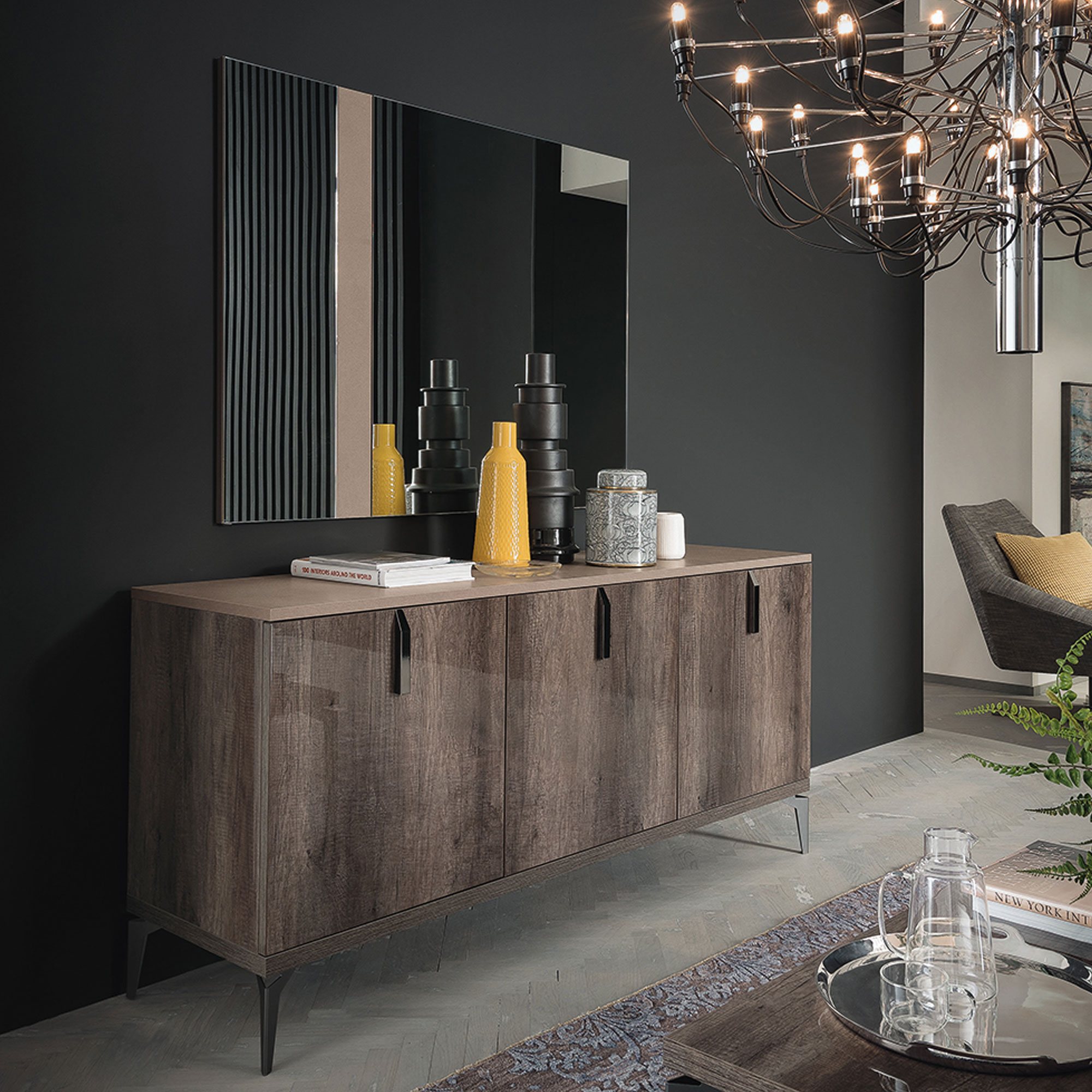 Milano 3 Door Buffet - Dansk