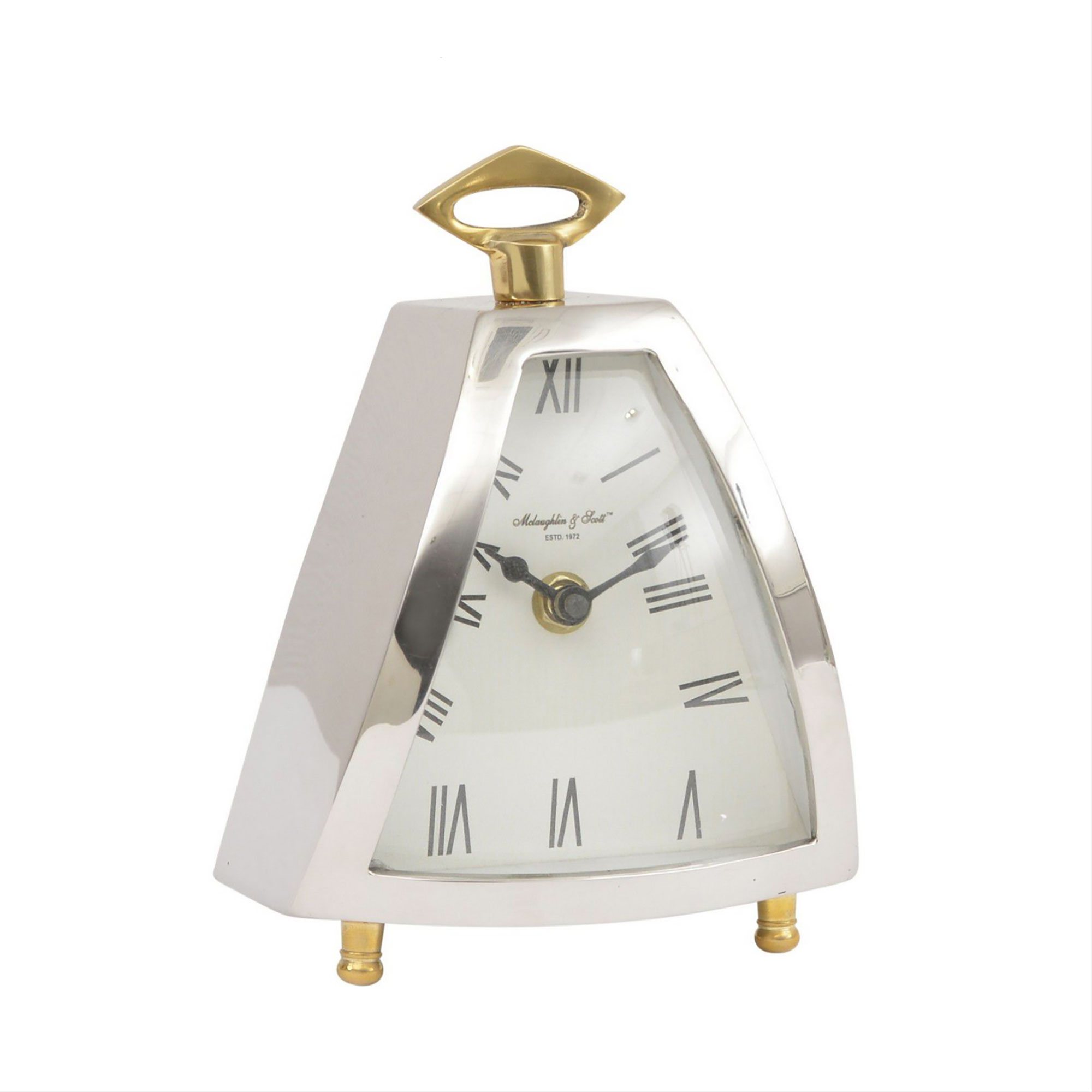 Curved Front Small Mantel Clock - Dansk