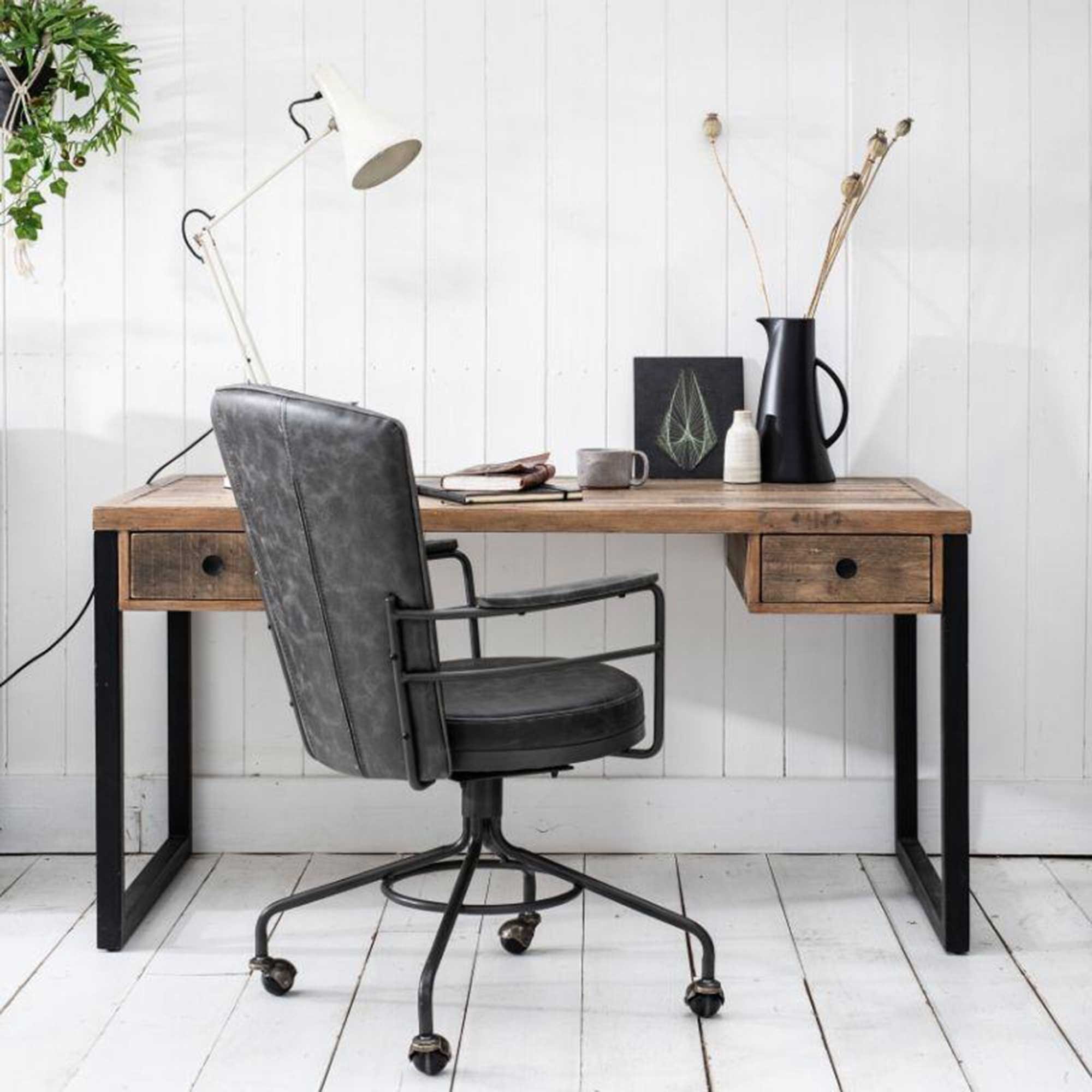 Key West Desk - Reclaimed Timber - Dansk