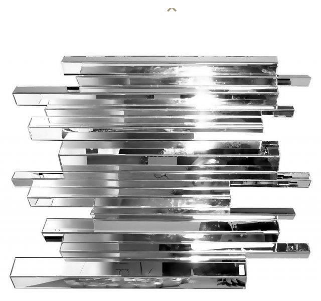 Quartz Mirror with Embossed Edges (Heavy) - Dansk